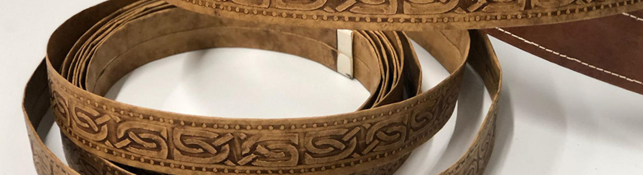 Leather Trim - Stacey Tranter | Artisan Wallpaper